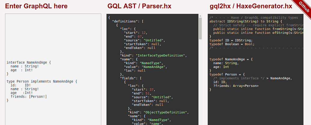 Tools for using Haxe + GraphQL - Haxe Community