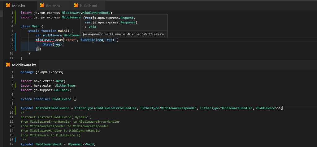 Type inference (completion hint) woes - Haxe Community